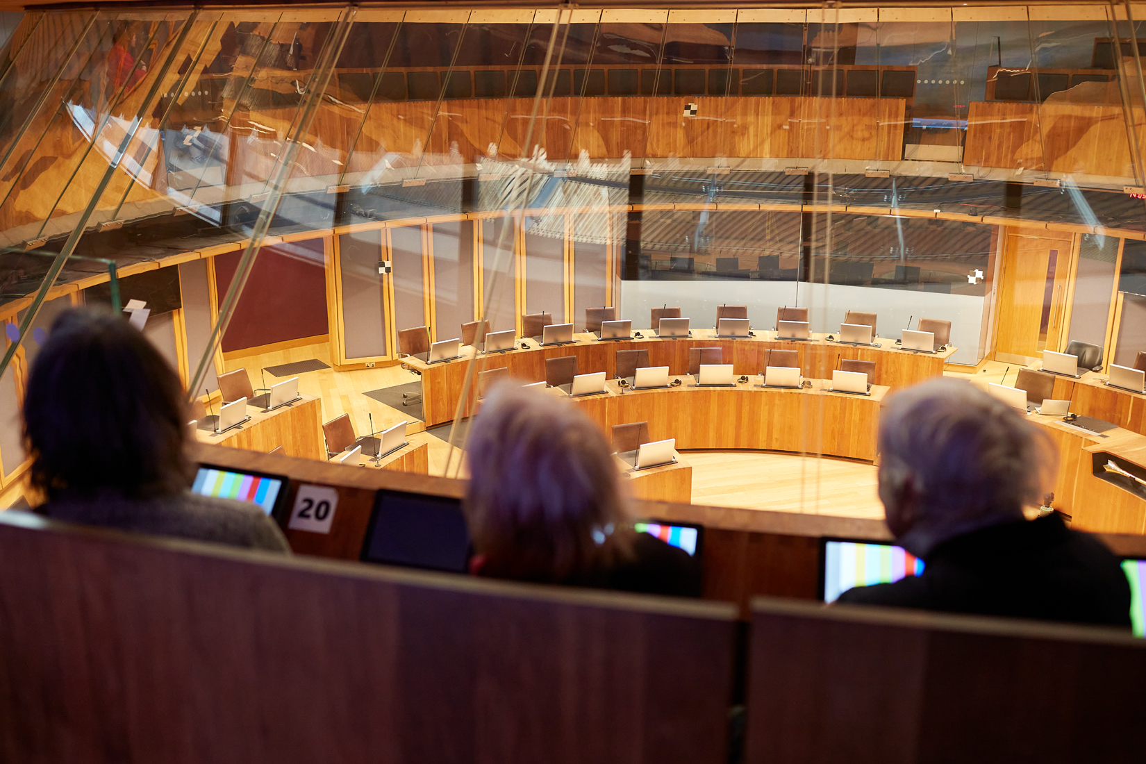Attend a debate or meeting